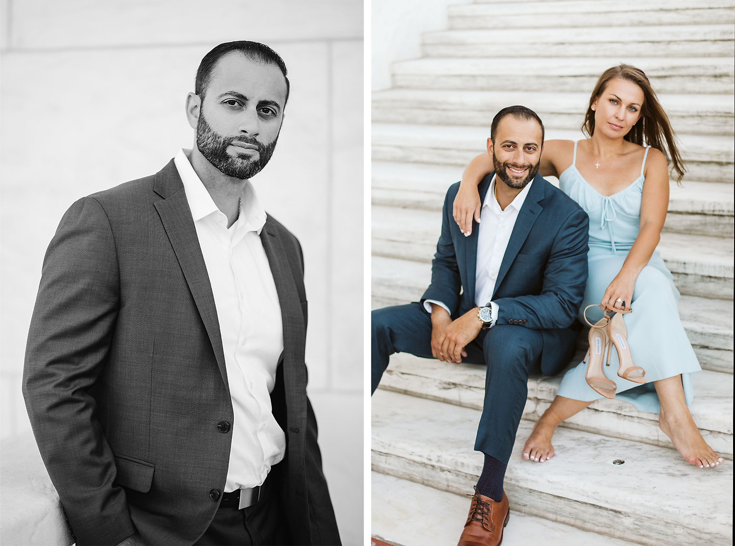 Brandon and Natalie | Downtown Detroit Engagement - smithandco.photo