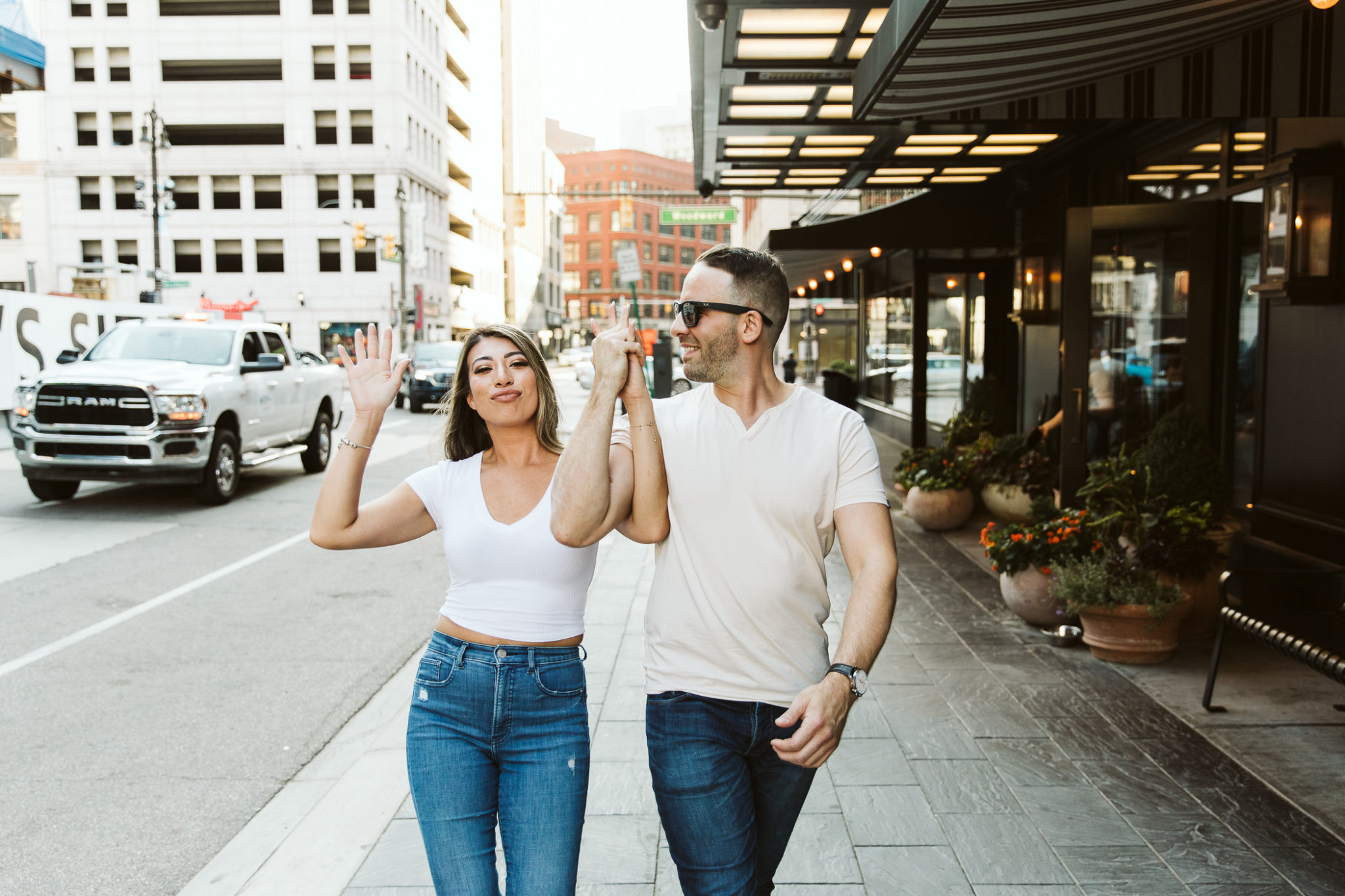 Jason and Jennifer | Downtown Detroit Engagement - smithandco.photo