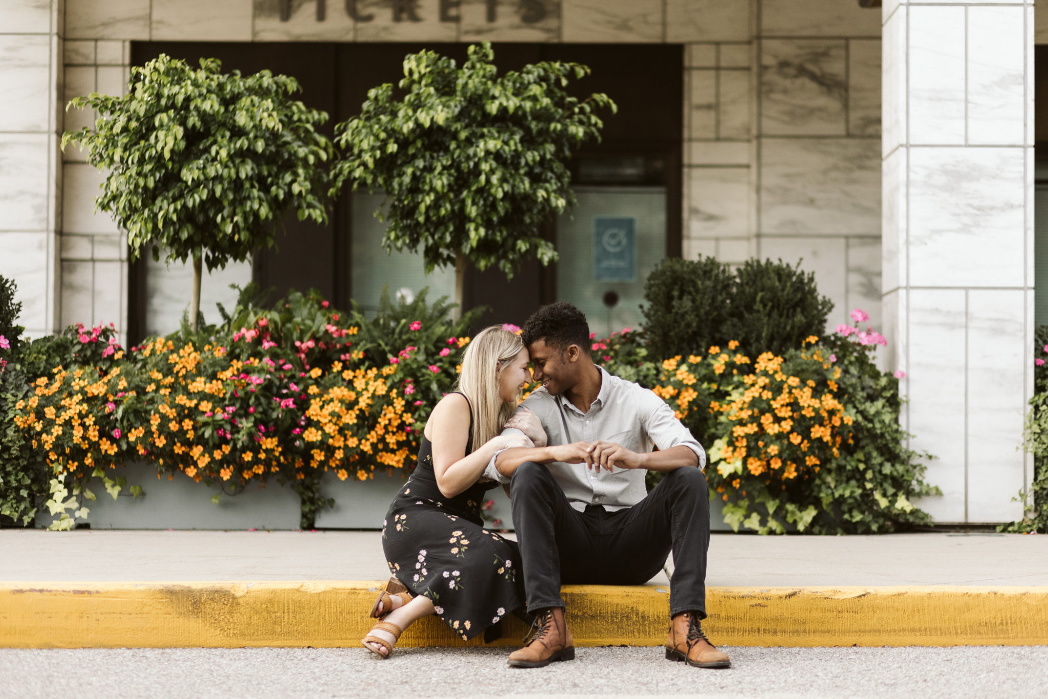Jessica and Kory | Downtown Detroit Engagement - smithandco.photo