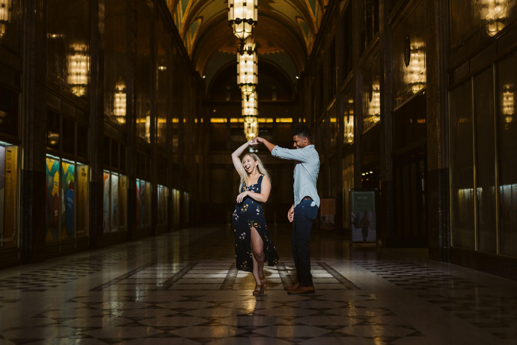 Jessica and Kory | Downtown Detroit Engagement - smithandco.photo