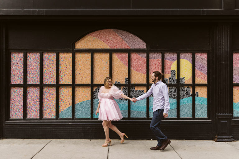 Emily and Dylan | Downtown Detroit Engagement - smithandco.photo