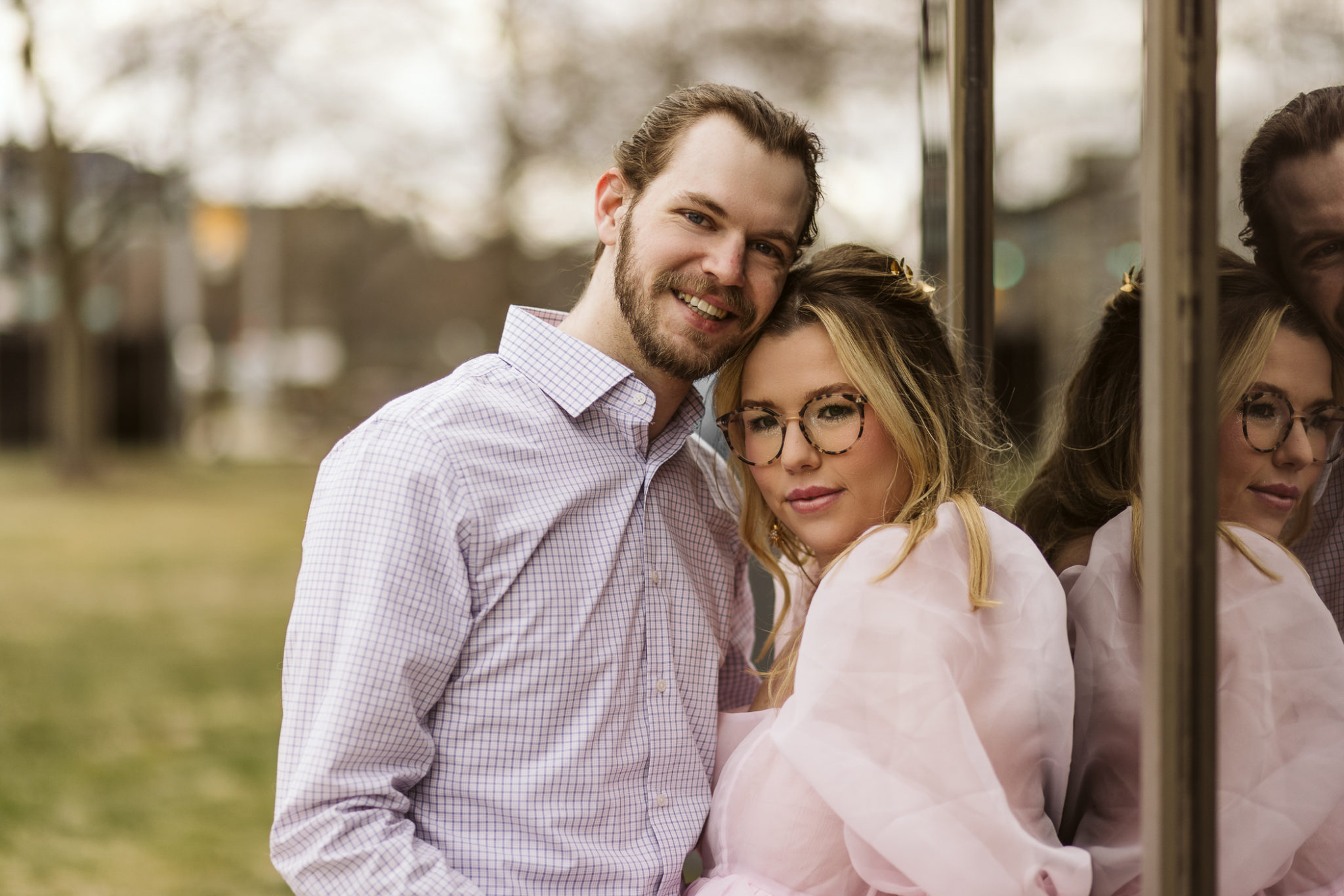 Emily and Dylan | Downtown Detroit Engagement - smithandco.photo