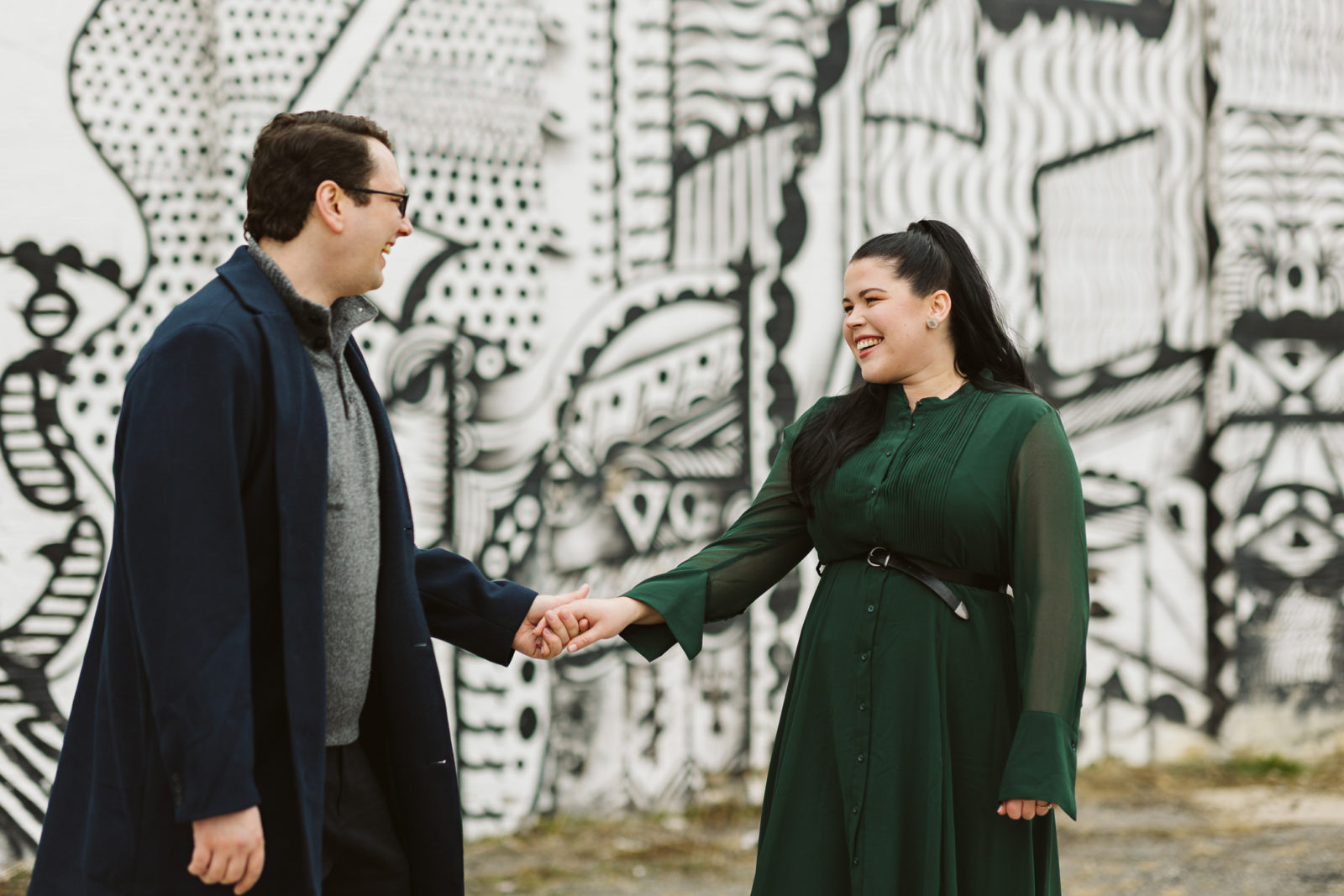 Laura and Alex | Downtown Detroit engagement - smithandco.photo