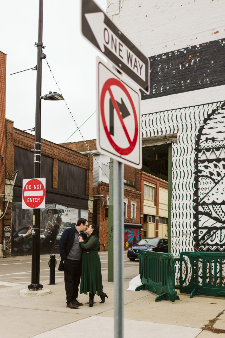 Laura and Alex | Downtown Detroit engagement - smithandco.photo