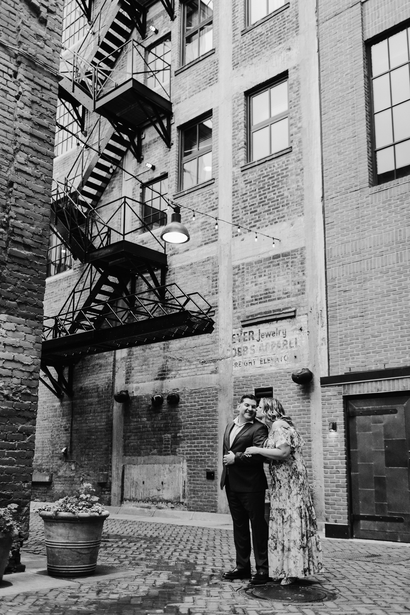 Jenna and Patrick | Downtown Detroit Engagement - smithandco.photo