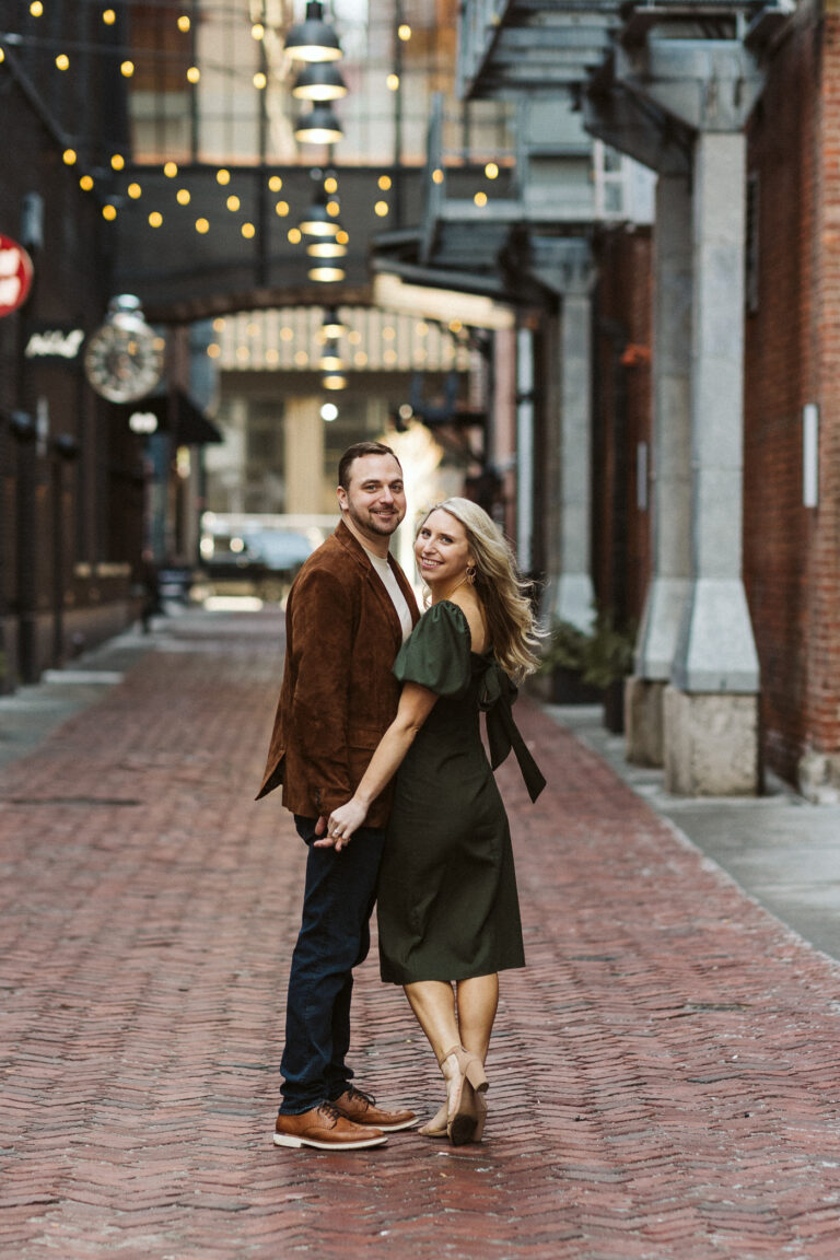 Stacey and Aaron | Detroit Rooftop Engagement - smithandco.photo