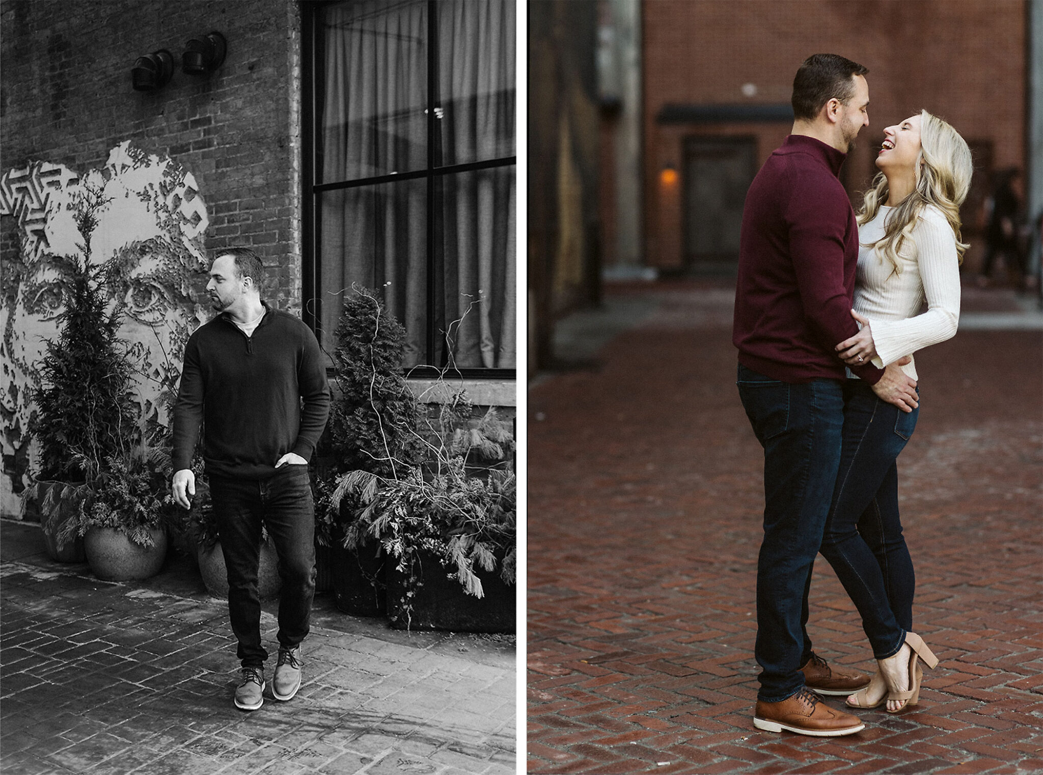 Stacey and Aaron | Detroit Rooftop Engagement - smithandco.photo