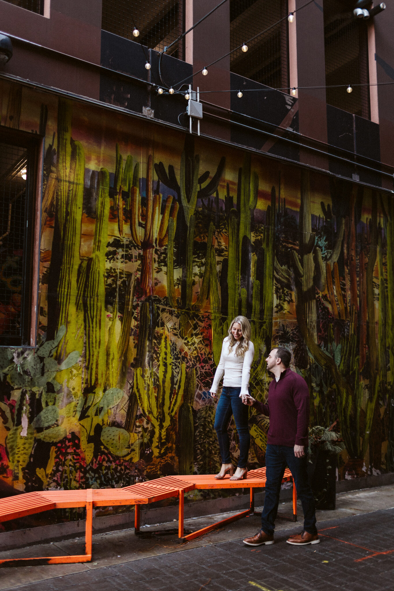 Stacey and Aaron | Detroit Rooftop Engagement - smithandco.photo